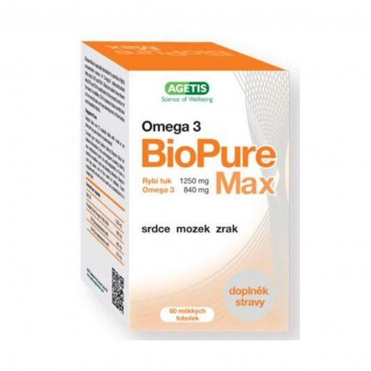 BioPure Max Omega 3, 60 mäkkých kapsúl - Príbalový leták | Pilulka.sk