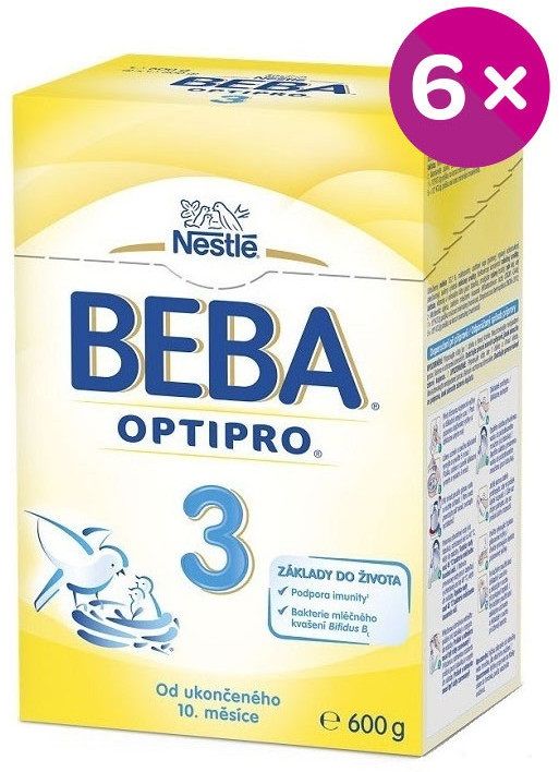 Nestlé Beba OPTIPRO 3 6 x 600 g | Pilulka.sk