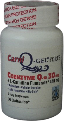 Carni Q-Gel Tishcon corp. USA ® FORTE 30 kapsúl | Pilulka.sk