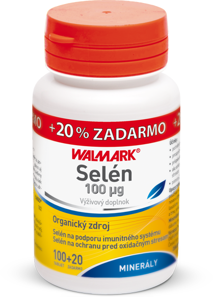 Walmark Selen 0.100mg tbl.100+20 - Príbalový leták | Pilulka.sk